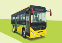 China Electric Bus with 215/75R17.5-14PR Tyres and Lithium Iron Phosphate Battery in Urban City for sale