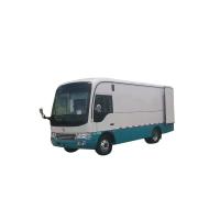China Multimedia System None 6m Electric Cargo Van Box Truck for Logistics Transportation for sale