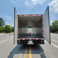 China Multimedia System None 6m Electric Cargo Van Box Truck for Logistics Transportation for sale