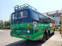 China 10 Wheels 6X6 Off Road Bus 10-31 Seater Tourist Mini Bus Automatic Transmission Drive for sale