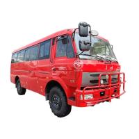 China 10-19 Seats Diesel Oil Fuel Type LHD Dongfeng 4X4 Bus AWD 6 metros Desert Off Road Bus for sale