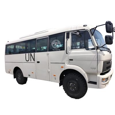 China Manual Transmission 10-19 Seats Left-hand Drive Diesel Off-road Coach Bus by Dongfeng for sale