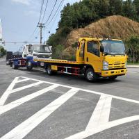 China 5 Ton 4HK1 Motor Flatbed Recovery Truck for Roadside Assistance and Towing Solutions for sale