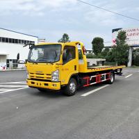 China 5 Ton 4HK1 Diesel Motor Flatbed Recovery Truck for Road Rescue in EURO 5 Standard for sale