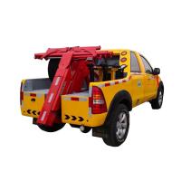 China ALE Hina Cummins 4x2 Dongfeng Flatbed Wrecker Truck with 1500kg Lifting Weight for sale