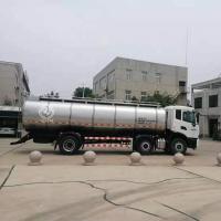 China Cami n tanque de leche de 18000L acero inoxidable 304 6x6 Drive type 4 6L Engine Capacity for sale