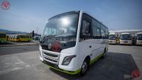 China Electric City Bus with Interchangeable Battery 10/19 Seats LHD/RHD Manual Transmission for sale