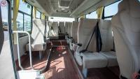 China 10-19 Seater Electric Coach Bus with 345km Range and Customized Luxury Design in Green for sale