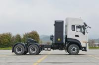 China Electric Tractor Truck 6x4 Wheel Drive with 40ton Tractive Capacity and FAST Gear Box for sale