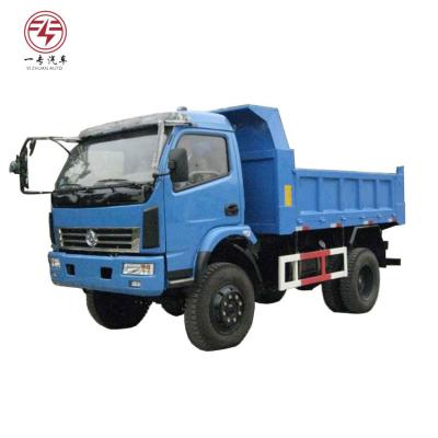 China Manual Transmission Type AWD Dongfeng Off-road Tipper Duolika 4x4 Garbage Dump Truck for sale