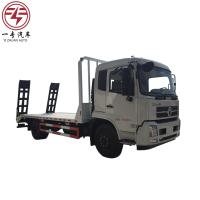 China 4500 Cargo Tank Dimension Dongfeng 4x2 20ft 40ft Excavator Flatbed Transport Tow Truck for sale