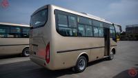 China 140hp Diesel Engine Affordable 6M Coach Bus and City Bus with Comfortable Fabric Seats for sale