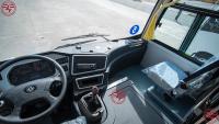 China 140hp Diesel Engine Affordable 6M Coach Bus and City Bus with Comfortable Fabric Seats for sale