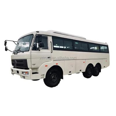 China Euro 6 High Repurchase Dongfeng 6X6 Off Road Bus for 30 Person Transportation Needs for sale