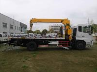 China Road Assistance Rescue 5 Ton Flatbed Trailer Wrecker Truck Dongfeng Japan Tow Truck for sale