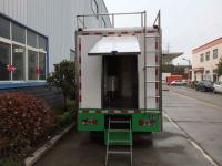 China Manual Transmission Type Mobile Kitchen Truck for Dining 6000x1880x3000 Dimensions for sale