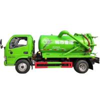 China High Pressure Vacuum Suction Truck with Manual Transmission and 4.5cbm Tank Volume for sale
