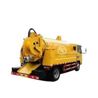 China High Pressure Vacuum Suction Truck with Manual Transmission and 4.5cbm Tank Volume for sale