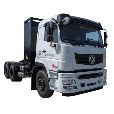 China Electric Tractor Truck 40ton Charge and Change Battery 200km Mileage 6 Forward Shift for sale