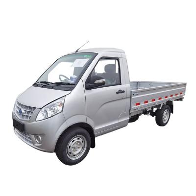 China DFSK 4x2 Mini Pickup Truck in Peru Luxury Fence Manual Transmission 1ton Loading Capacity for sale