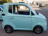China Electric Car 2022 Mini EV 4 Wheel 2 Seater with LED Headlight and LHD Driving Type for sale