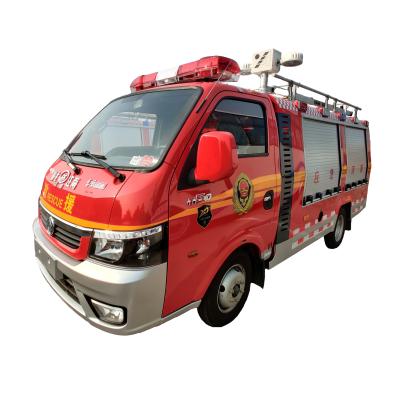 China DFAC 4X2 Rescue Escape Fire Truck with Wheelbase 2600mm Mini Fire Fighting Truck for sale
