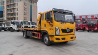 China Model 2022 Manual Transmission Diesel Cab Rollback Flatbed Winch Tow Truck Made in PRC for sale