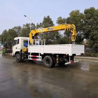 China 8 ton mini truck crane with AWD and construction straight/folding telescopic boom at a for sale