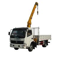 China 140hp Straight Boom Mobile Truck Crane with 5m Max. Lifting Height Mini Crane Truck for sale
