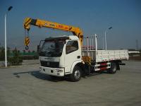 China 140hp Straight Boom Mobile Truck Crane with 5m Max. Lifting Height Mini Crane Truck for sale