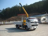 China 140hp Straight Boom Mobile Truck Crane with 5m Max. Lifting Height Mini Crane Truck for sale