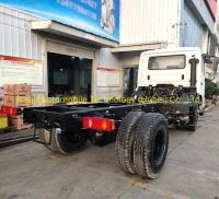 China Manual Transmission Type 5ton Diesel Engine Cargo Truck Chassis LHD Light Duty Lorry for sale