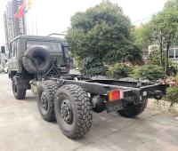 China Optional Size Awd Chassis Trucks LHD/Rhd Diesel Double Cab 6X6 Cargo Truck Chassis Sales Round Shape for sale