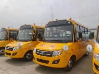 China 4X2 Manual Transmission 5m Long Nose Yellow School Bus for Children's Transportation for sale