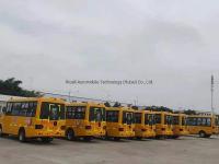 China 4X2 Manual Transmission 5m Long Nose Yellow School Bus for Children's Transportation for sale