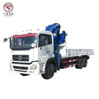 China 15 Ton Lifting Capacity Dongfeng 6X4 Mounted Truck Crane Diesel Fuel Type Folding Arm for sale