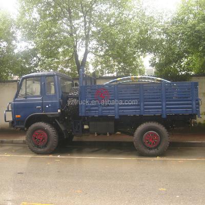 China 2 Passengers Used Diesel 4X4 6X6 All Terrain Left Hand Drive Cargo Truck Manual Yuchai for sale