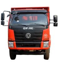 China Dongfeng 4x2 7.8cbm Rear Tipping Dump Truck Light Commercial Vehicle Automatic ABS Left for sale