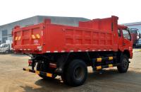 China Dongfeng 4x2 7.8cbm Rear Tipping Dump Truck Light Commercial Vehicle Automatic ABS Left for sale