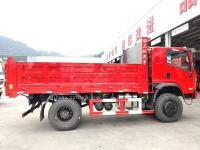 China 190HP Rear Camera 10Wheel 12 Tire Mini Sand Gravel Dump Truck for Extreme Conditions for sale