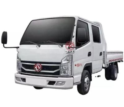 China Chile/Peru 4 Wheels Mini Cargo Truck with Single-Row Cab and Left Steering Diesel Engine for sale