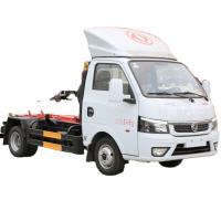 China 2 CBM Roll On Roll Off Small Garbage Truck with 2080 Wheelbase and Diesel Fuel for sale