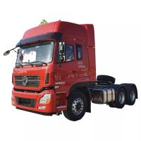 China 4-Cylinder Left Steering 40t 6x4 Heavy Duty Diesel Lorry Tractor with 12-Speed Manual for sale