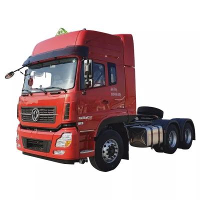 China 4-Cylinder Left Steering 40t 6x4 Heavy Duty Diesel Lorry Tractor with 12-Speed Manual for sale