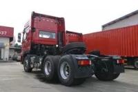 China 4-Cylinder Left Steering 40t 6x4 Heavy Duty Diesel Lorry Tractor with 12-Speed Manual for sale