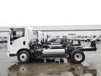 China Pure Electric Cargo Truck Manual Air Conditioner Light Duty Lorry EV HEV Chassis Truck for sale