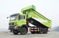 China Euro 5 6X4 10-Wheel Mini Dump Truck with 30CBM Dumper Box Diesel Fuel Left Steering for sale