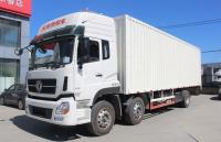 China EURO 5 Diesel 245hp 6X2 9.6m Automatic Cargo Truck with Left Steering and Van Box for sale