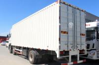 China EURO 5 Diesel 245hp 6X2 9.6m Automatic Cargo Truck with Left Steering and Van Box for sale