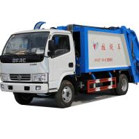 China Manual Diesel Engine Pump 5cbm Compactor Garbage Truck for Kitchen Waste Recycling for sale